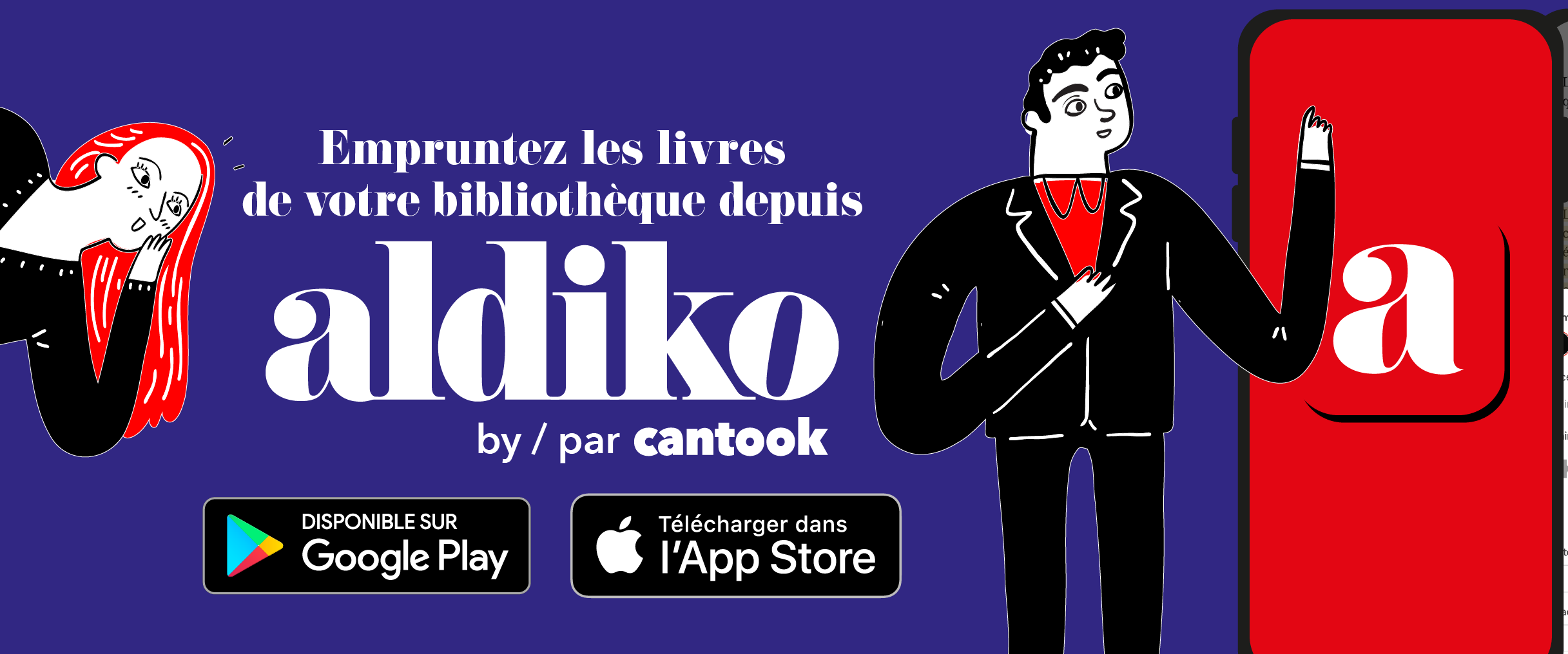 Utiliser l’application Aldiko Next